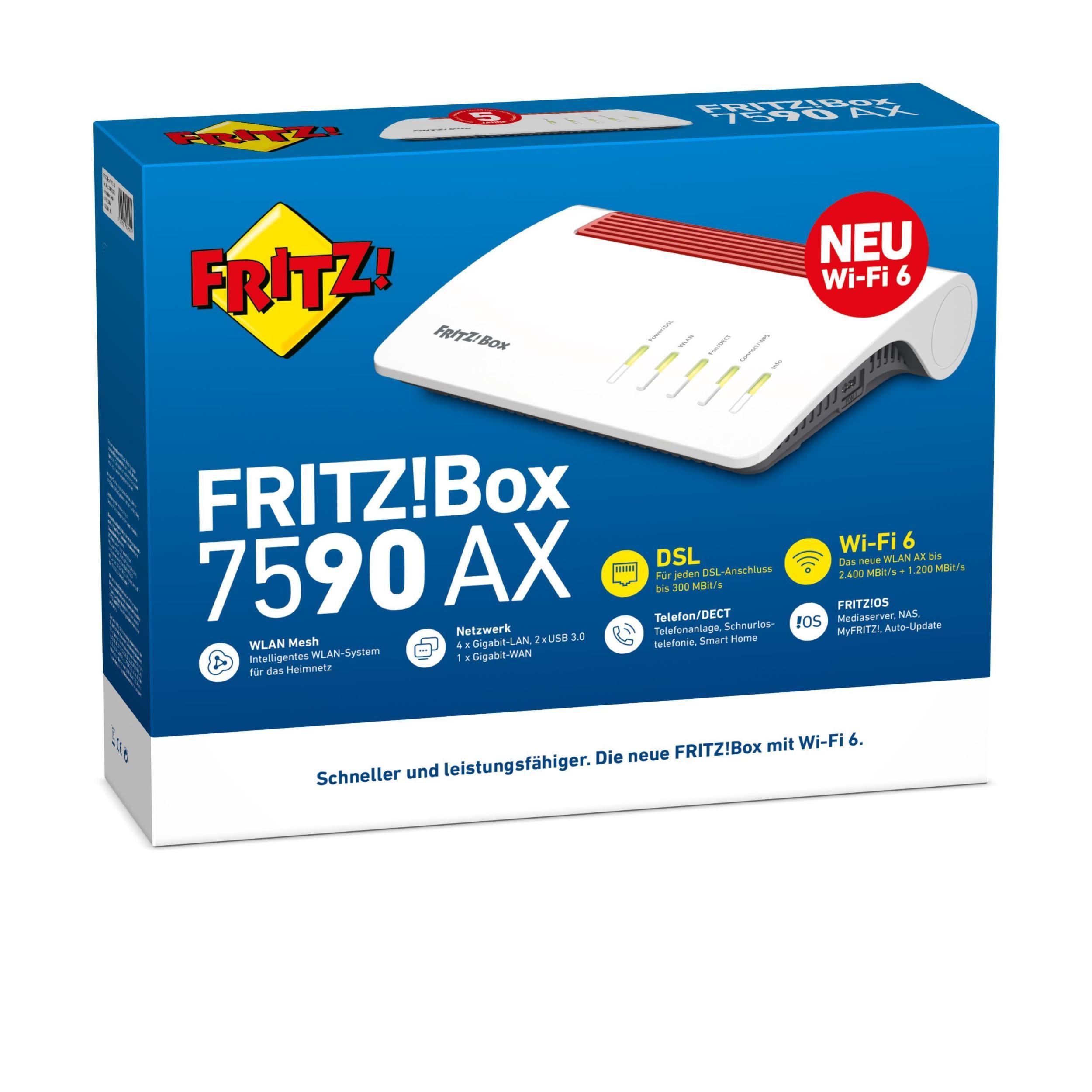 AVM FRITZ!Box 7590 AX Router v2 20002998 | Adalbert Zajadacz GmbH & Co. KG